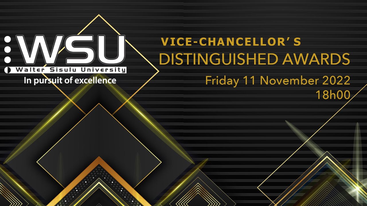 VICE- CHANCELLOR’S DISTINGUISHED AWARDS - YouTube