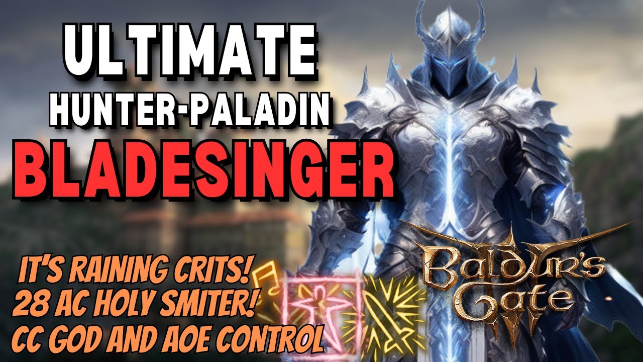 The Ultimate Paladin Hunter Build in Baldur's Gate 3. CC GOD and Insane ...