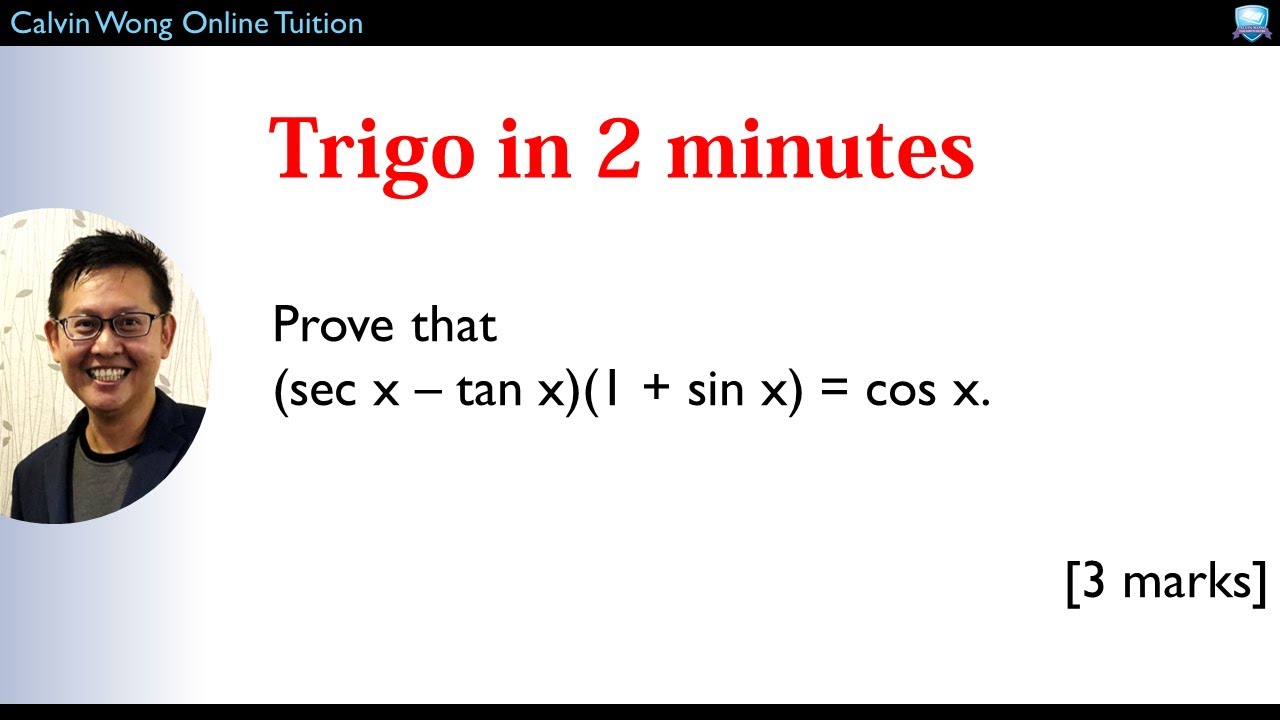 Proving Trigo - YouTube