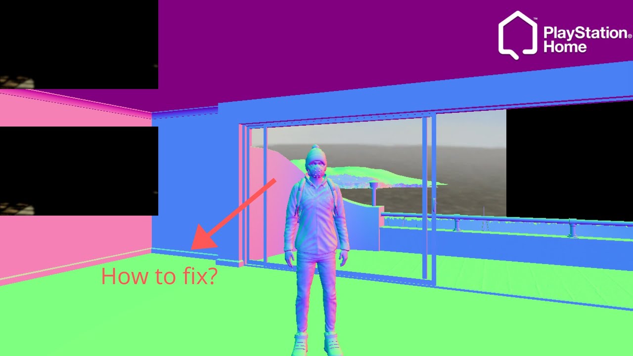 playstation home colour bug HOW TO FIX? (Destination Home 1.86) - YouTube
