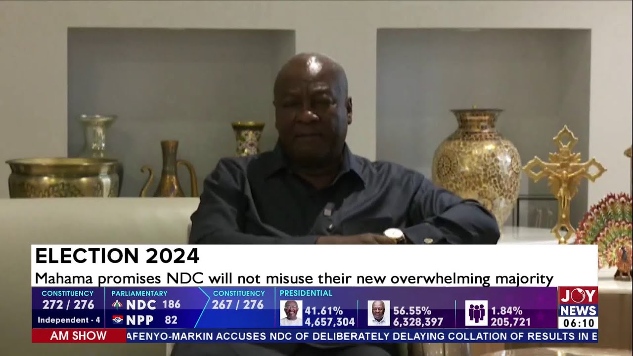 Election 2024: Mahama promises NDC will not misuse their new ...