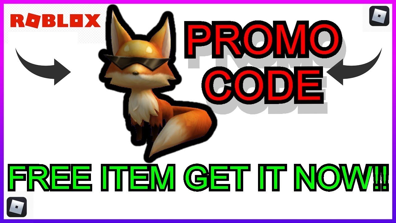 { NEW PROMO CODE } How to Get " TOO COOL FIRE FOX " -Roblox - YouTube