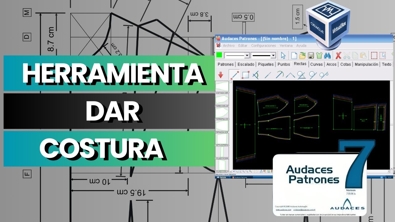 Tutorial Completo: Agrega Costuras en Audaces Patrones - YouTube