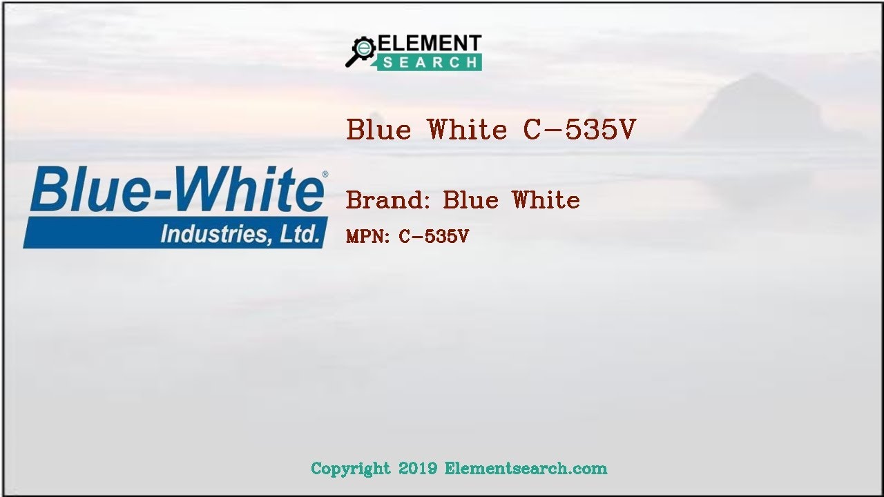 Blue White C-535V - YouTube
