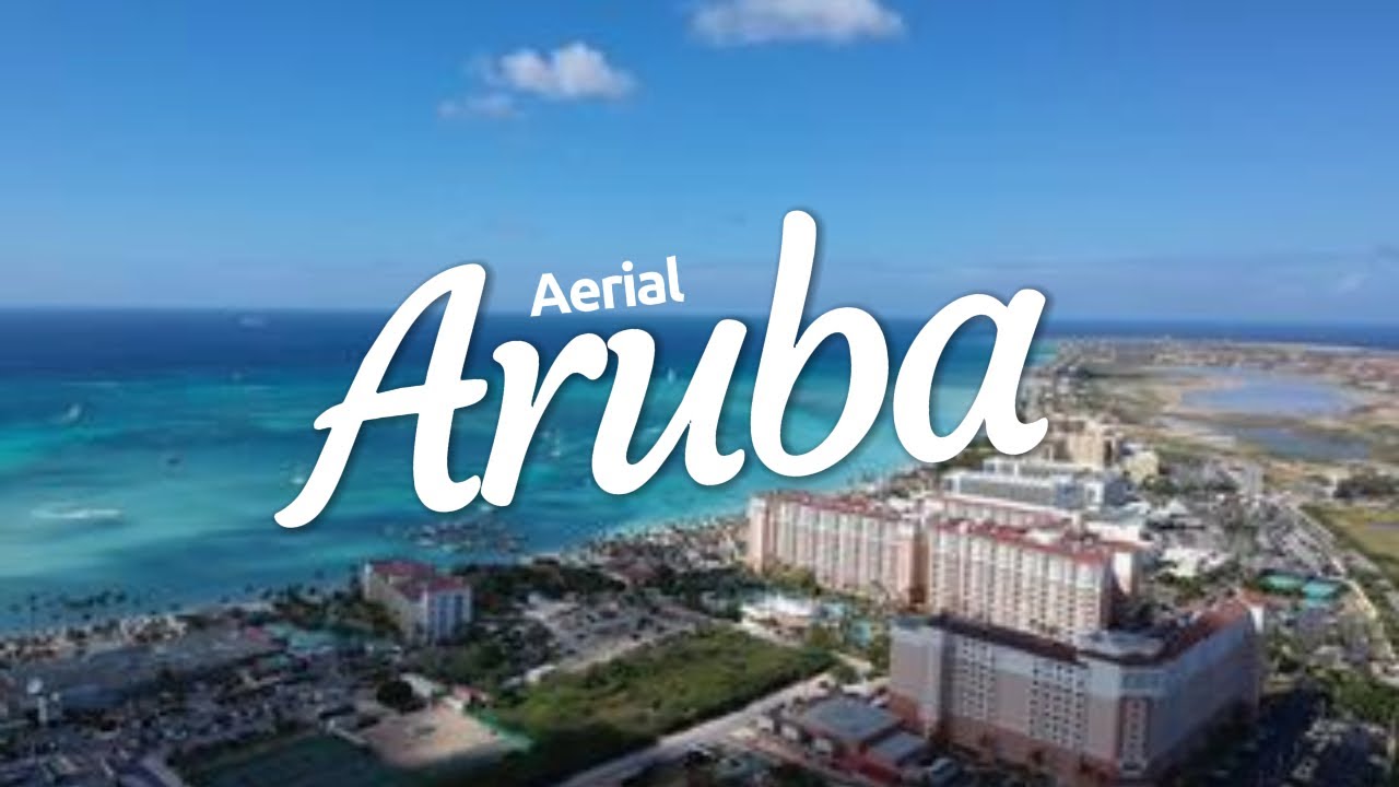 1. Relaxing Drone Views of the Beautiful Caribbean Island of Aruba ...