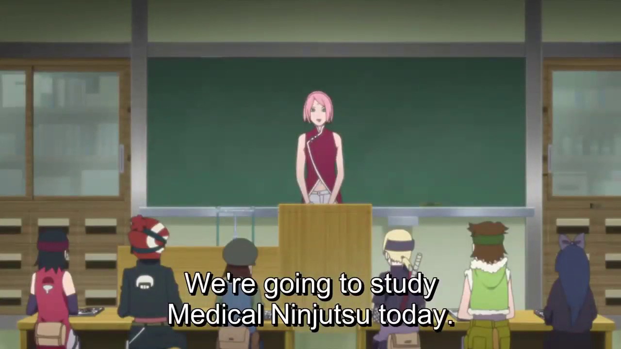 Sakura teach Sarada and Friends medical jutsu Boruto episode 152 - YouTube