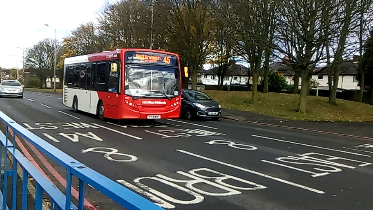 Enviro 200 voith nxwm bus route 45 west Bromwich bus name CARLA - YouTube