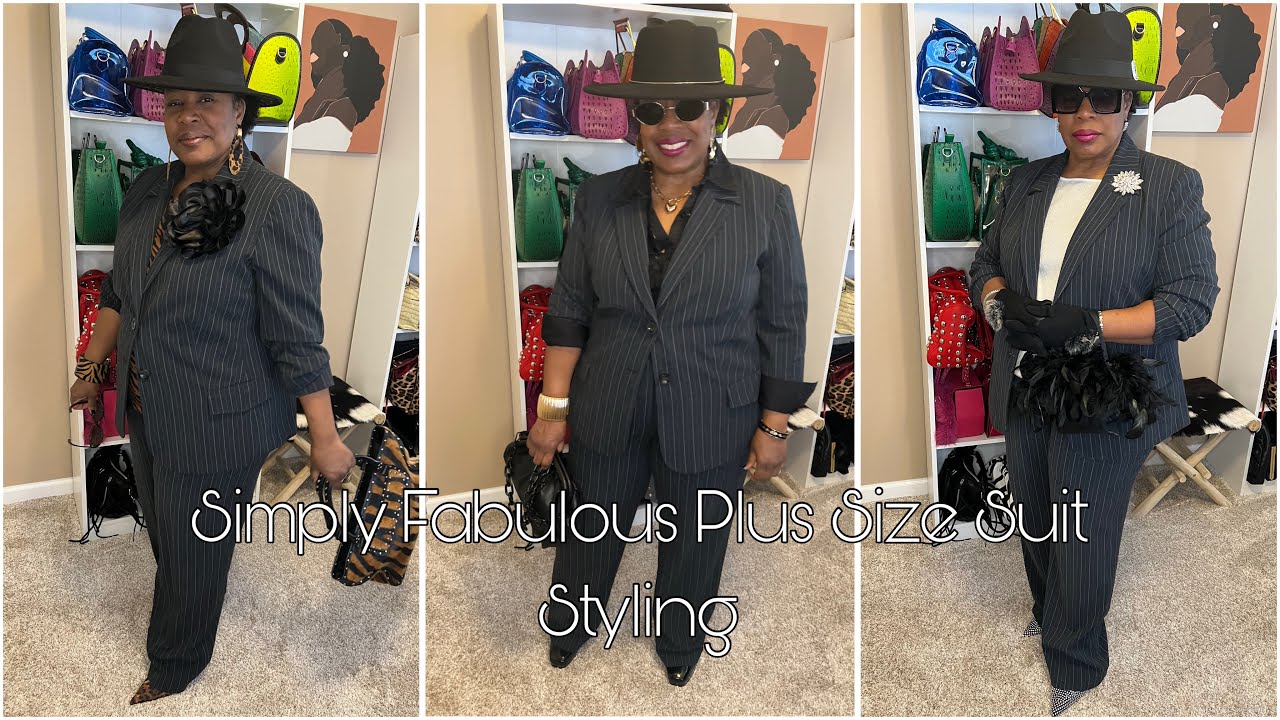 Simply Fabulous Plus Size Suit Styling - YouTube