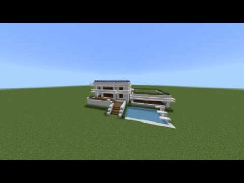 Tuto:maison moderne minecraft facile a faire - YouTube
