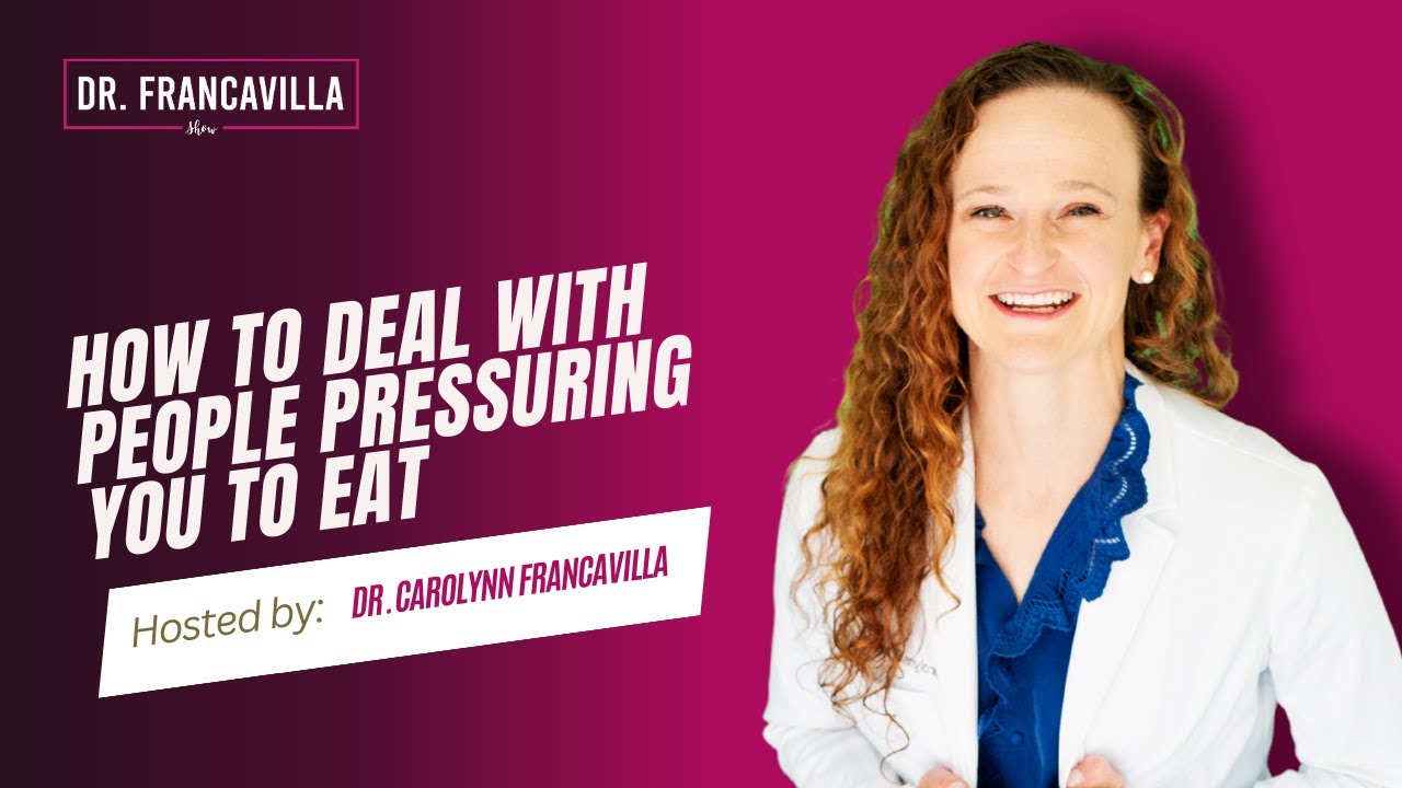 How to Deal with People Pressuring You to Eat - YouTube