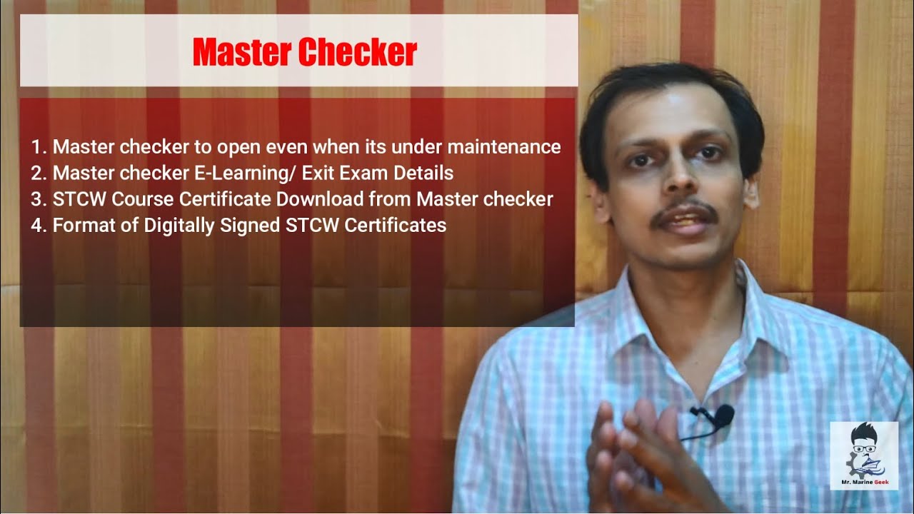 How to Open Master Checker when its under Maintenance ? - YouTube