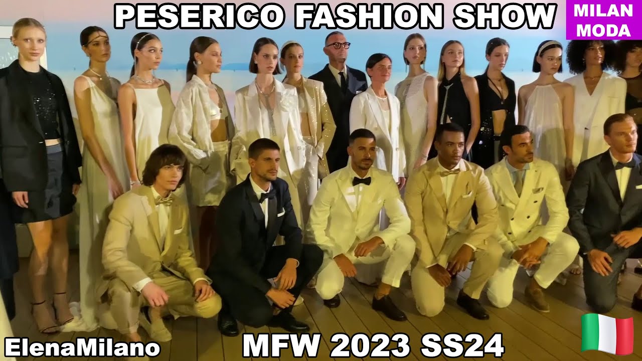 Peserico fashion show, runway and private party 19/09/23 Milan fashion ...
