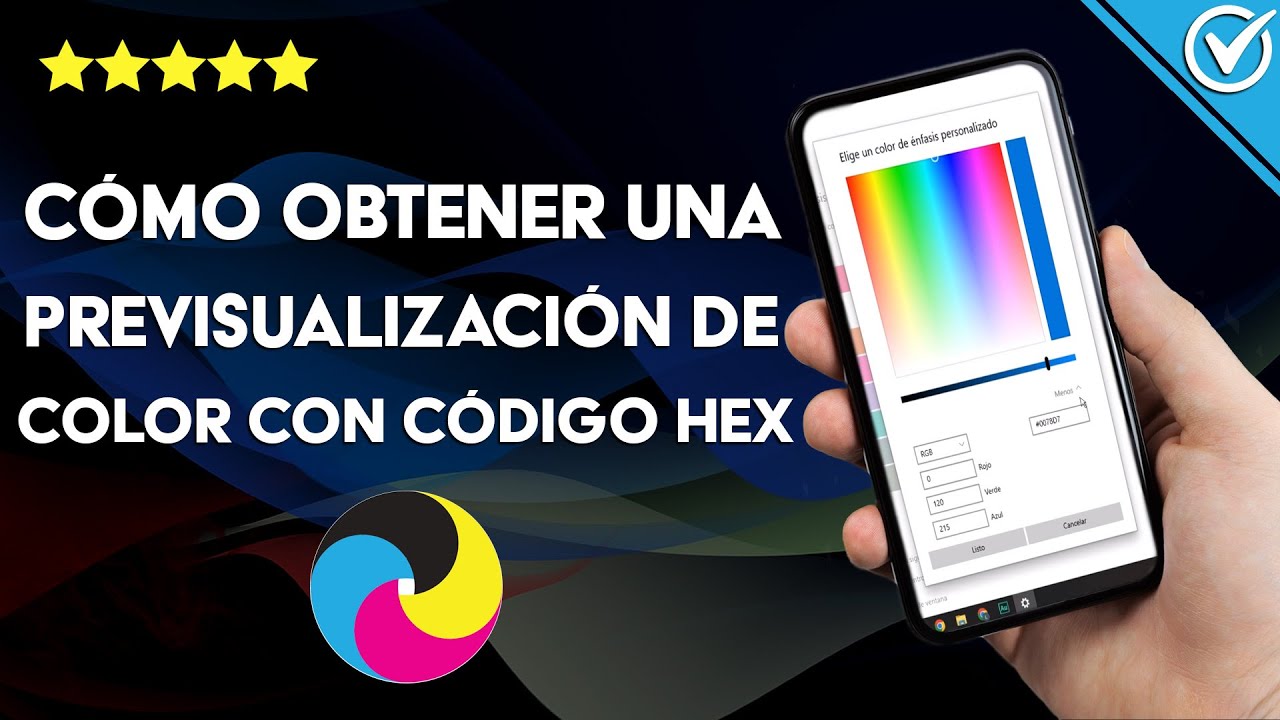 ¿Cómo obtener una previsualización de color usando el código HEX - YouTube