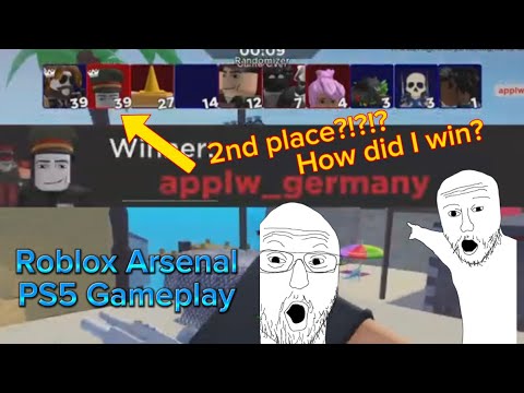 HOW DID I WIN? | Roblox Arsenal PS5 Gameplay - YouTube