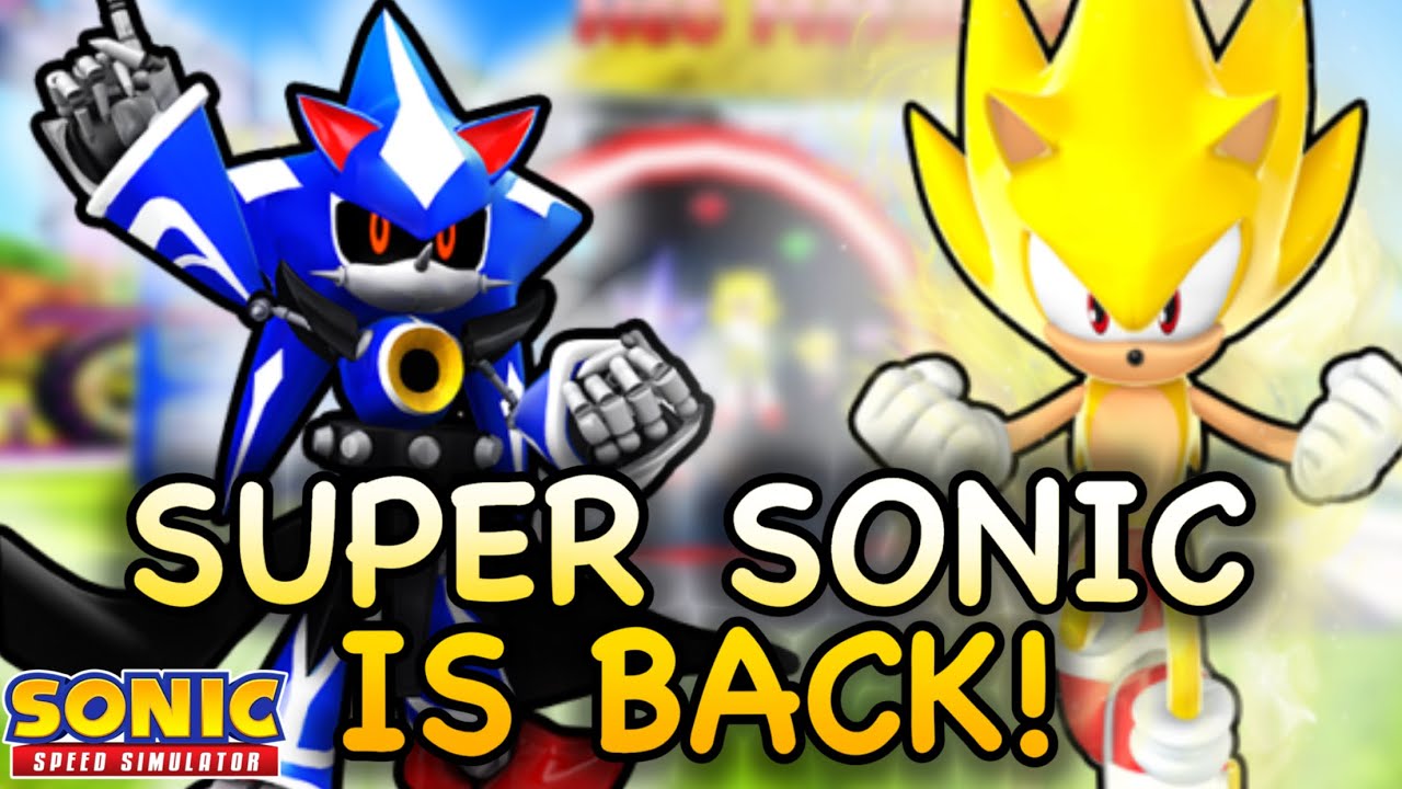 SUPER SONIC IS BACK! - Sonic Speed Simulator - YouTube