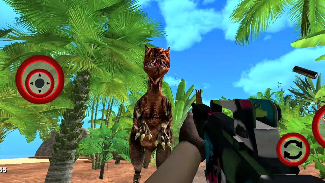 Fps Shooter Dinosaur Bloody Island Games - Dinosaur Survival Hunting ...