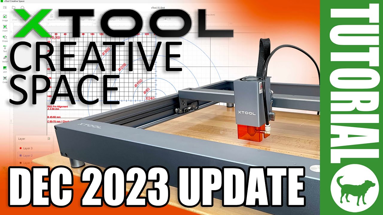 xTool Creative Space Tutorial | D1 Pro Edition | Dec 2023 UPDATE - YouTube