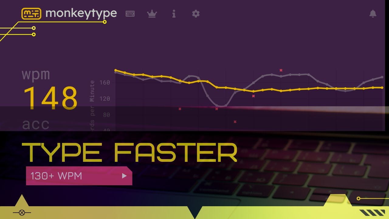 How to type really fast (130+ Words/Minute) - YouTube