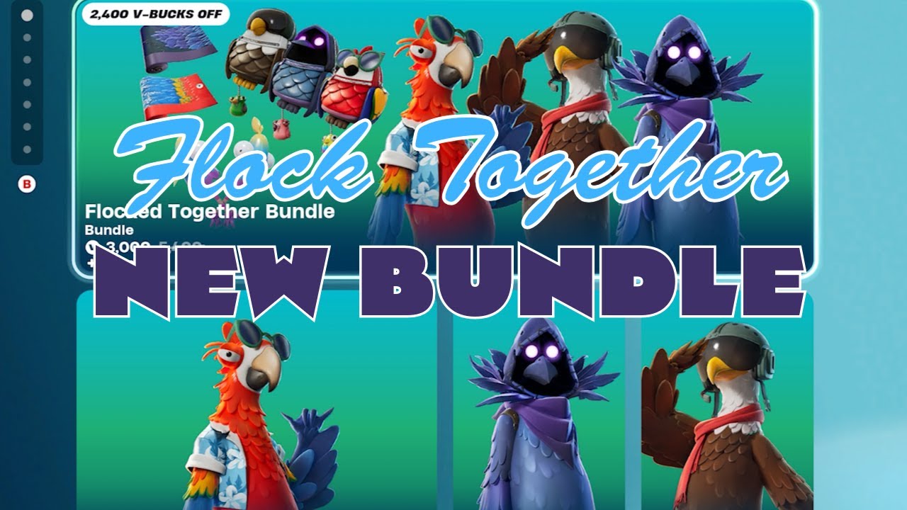 September 19, 2024 - New Flocked Together Bundle - Fortnite Item Shop ...