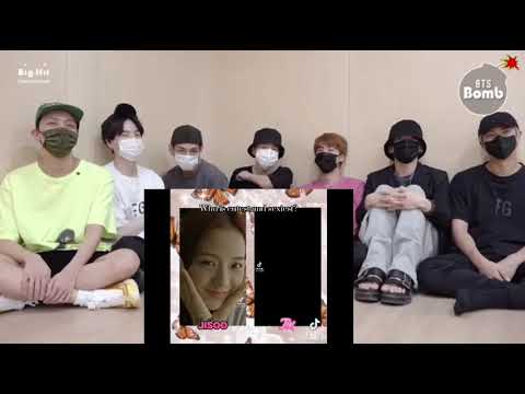 bts reaction to jinsoo tiktok
