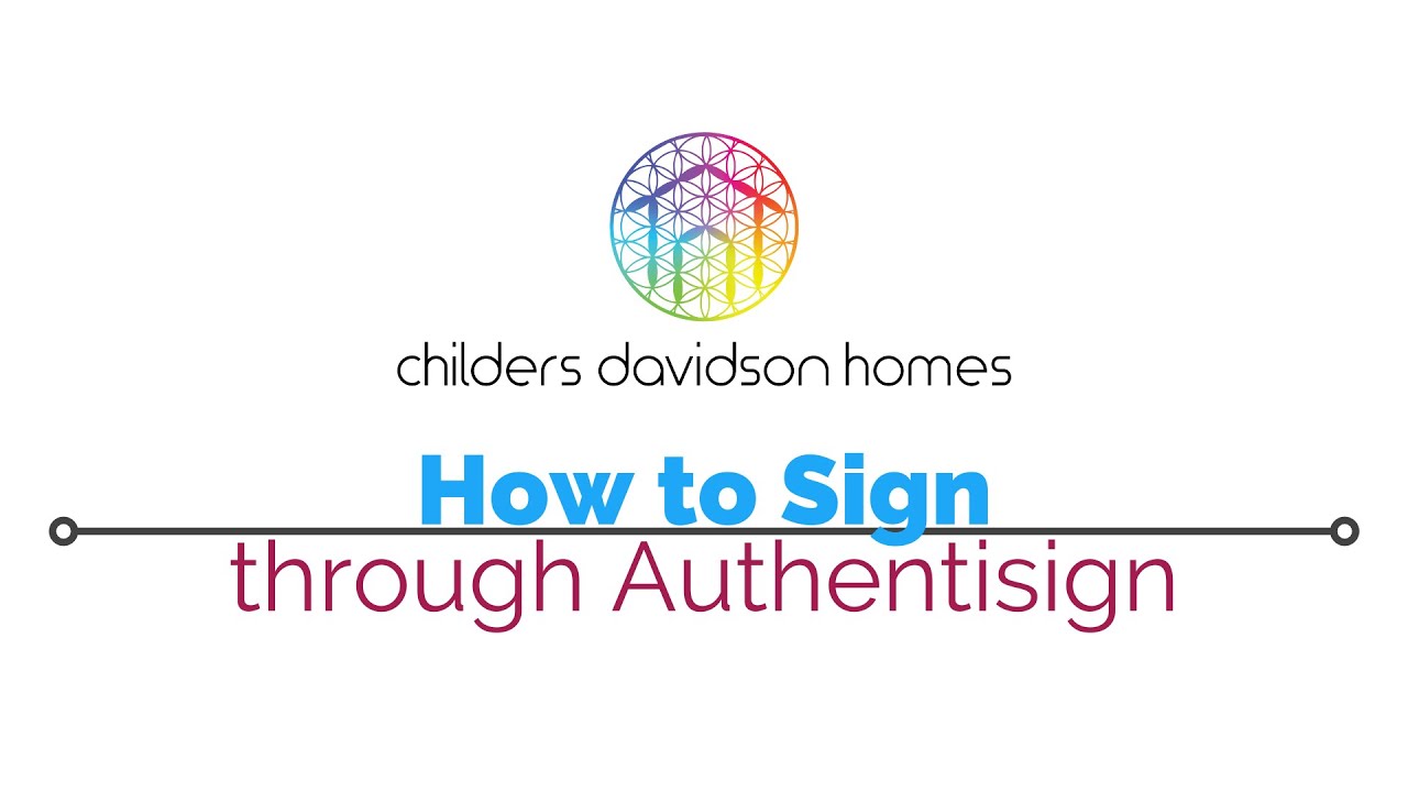 How to Sign through Authentisign - YouTube