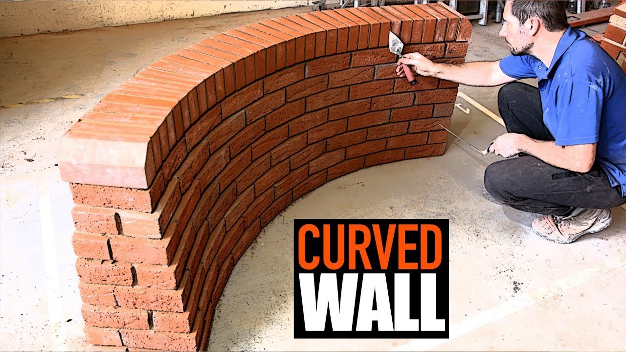 ENTRANCE BRICK WORK ROUND WALL | CIVIL ENGINEERING | JAVED BUILDER'S ...