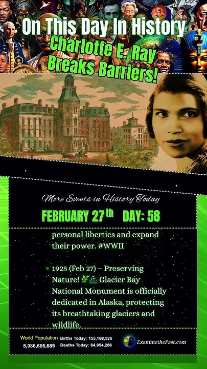 🔥 February 27th: Charlotte E. Ray – The First African American Female ...