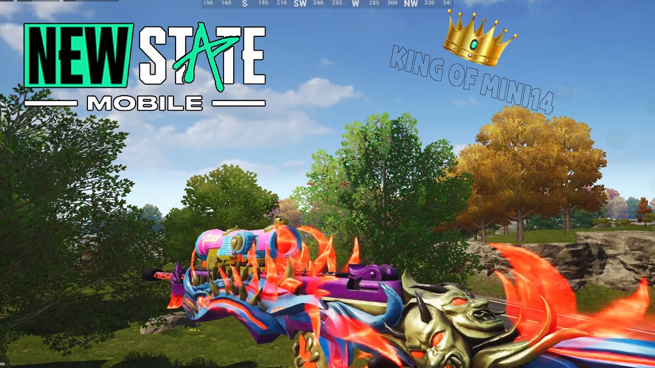 DESTROY MAP WITH MINI 14 Red Ghost Light Full | NEW STATE MOBILE | NEW ...