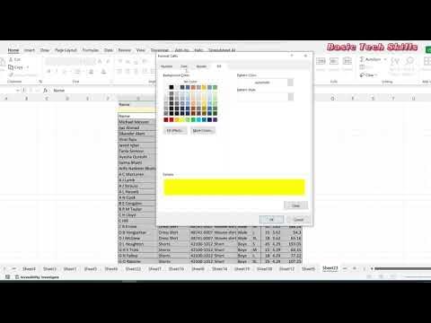 how to highlight active row in excel without vba - YouTube
