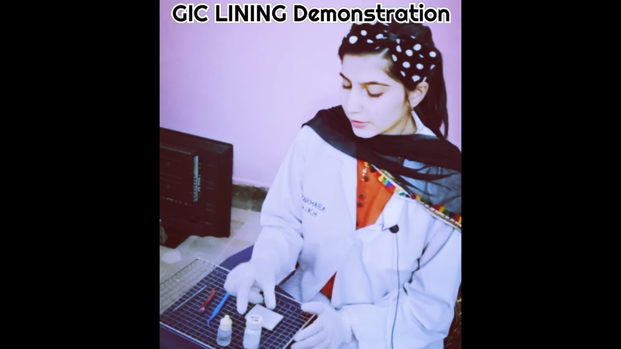 demonstration on GIC Liner mixing - YouTube