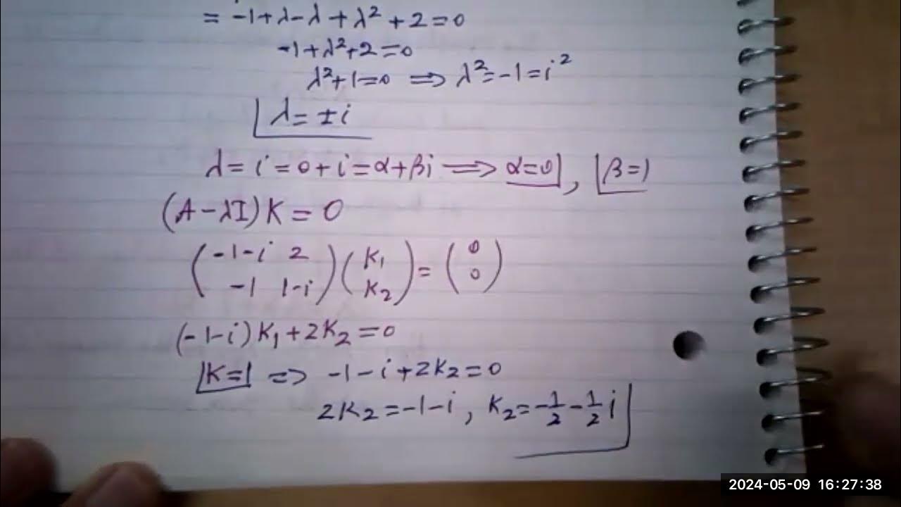 Differential Equations (Solving nonhomogeneous systems of differential equations) - YouTube