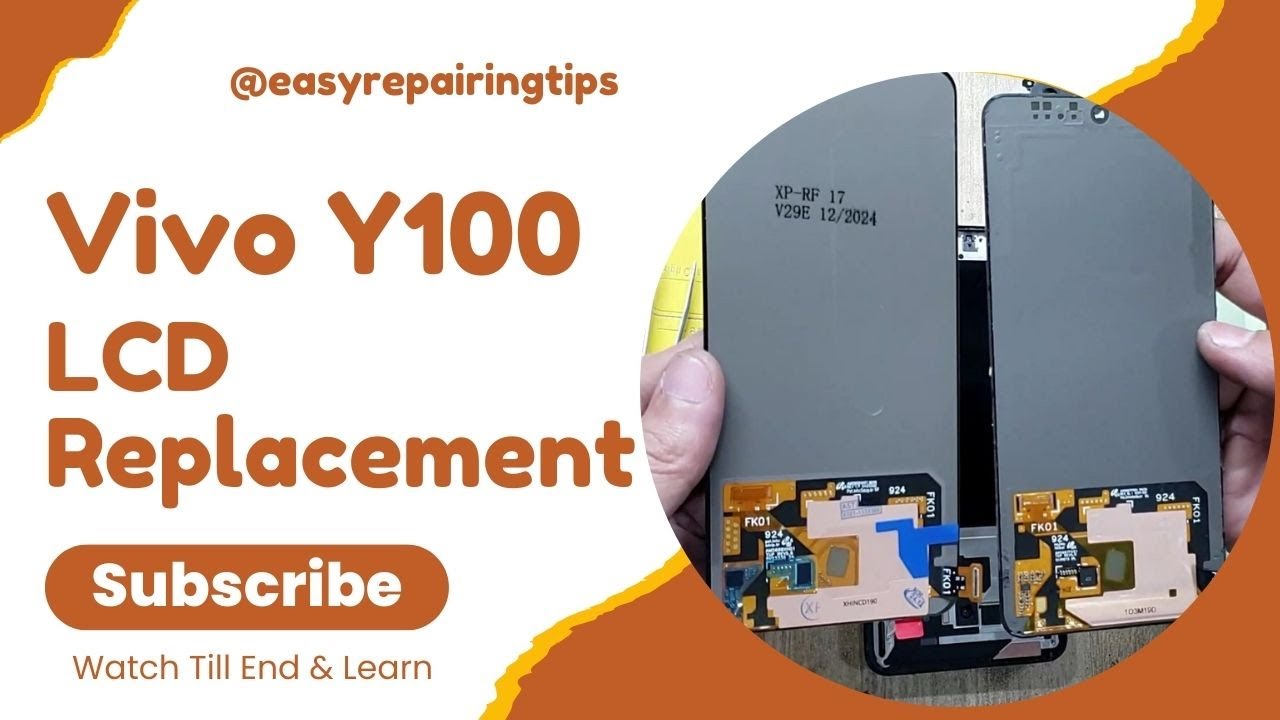 Vivo Y100 LCD Replacement - YouTube