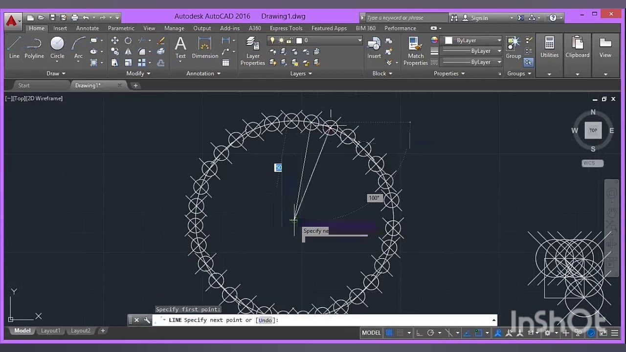comando measure autocad (estacado con puntos) - YouTube