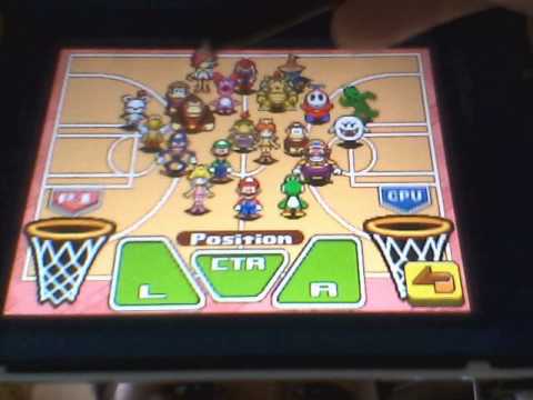 todos los personajes de mario slam basketball - YouTube