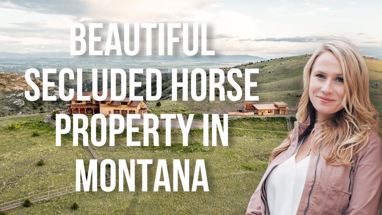 Beautiful Secluded Horseback Trails On Private Ranch in Montana - YouTube