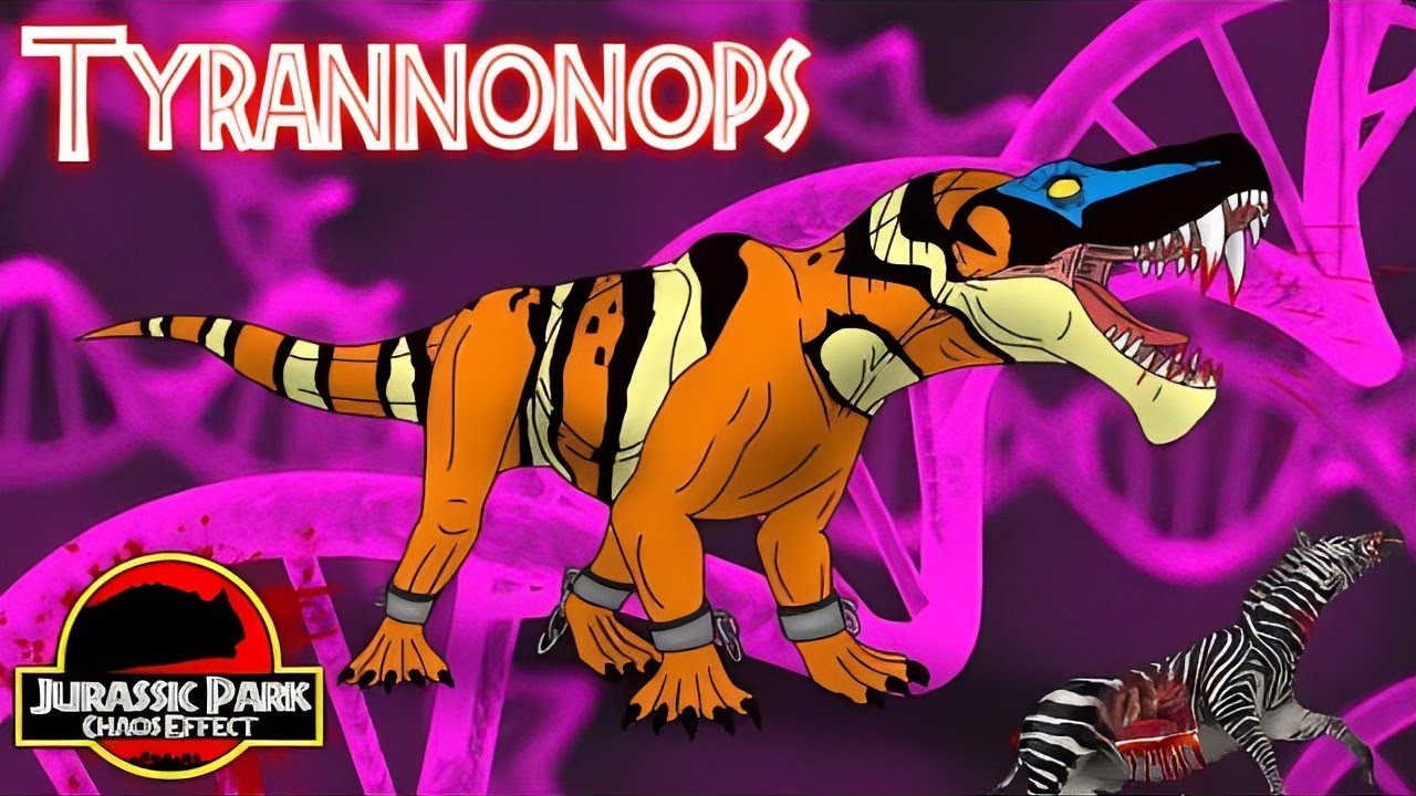 TYRANNONOPS: a ORIGEM e HABILIDADES - JURASSIC PARK CHAOS EFFECT - YouTube