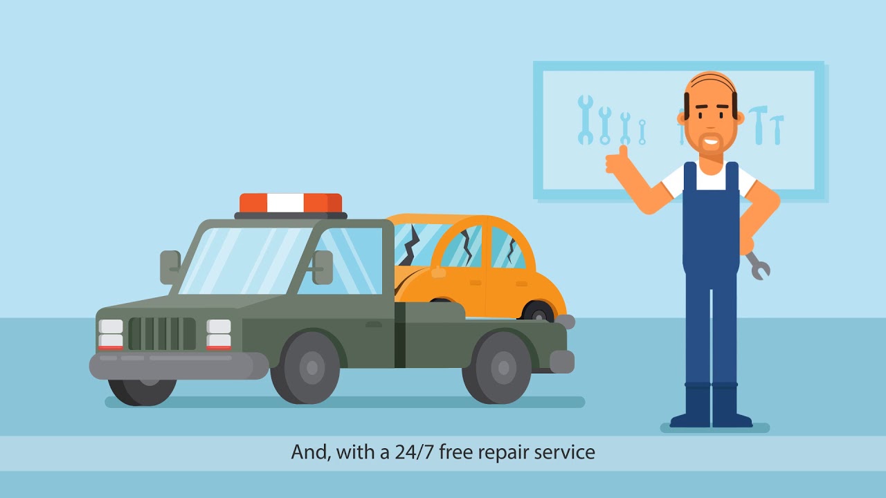 BBK Car Insurance 2D Animation - YouTube