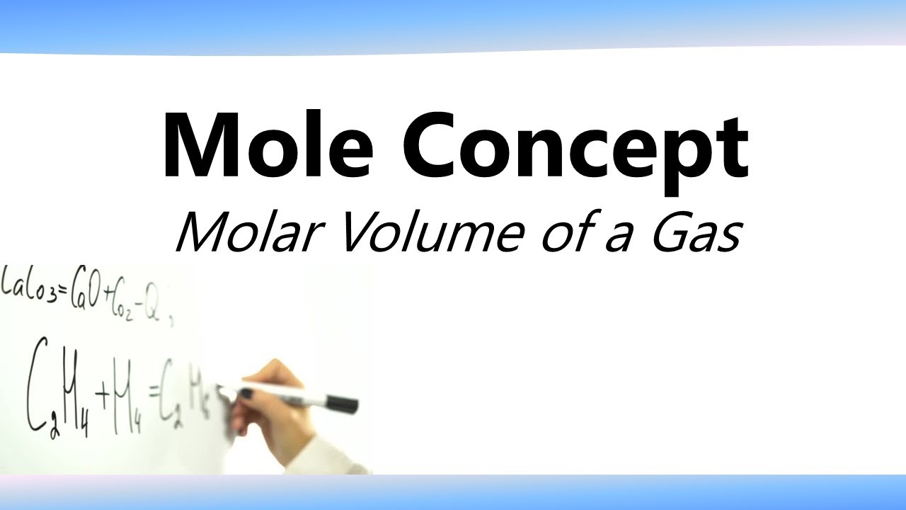 Mole Concept: Molar Volume of a Gas - YouTube