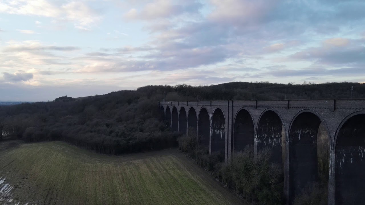Conisbrough Viaduct and Water Tower 05.02.2021 - YouTube