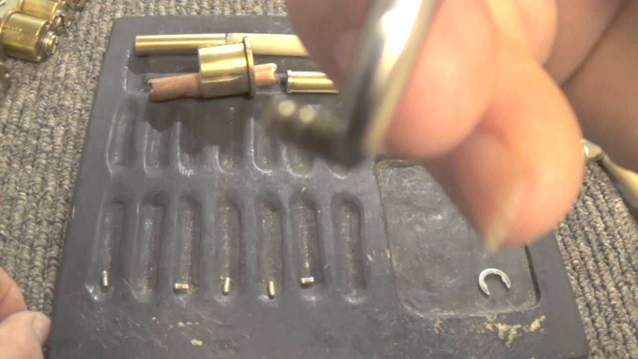 Sargent 6 pin with spools, mushroom, and serrated key pins SSP'd and ...