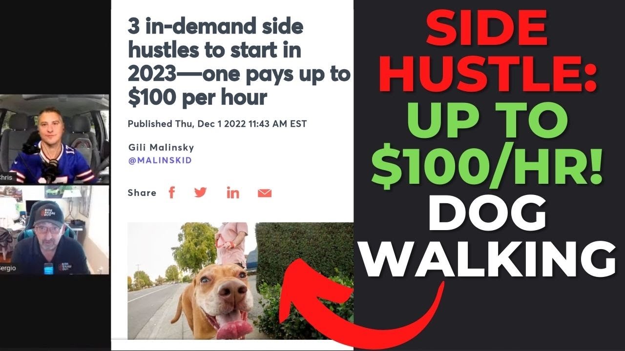 Make Up To $100 PER HOUR With This Side Hustle: Walking Dogs - YouTube