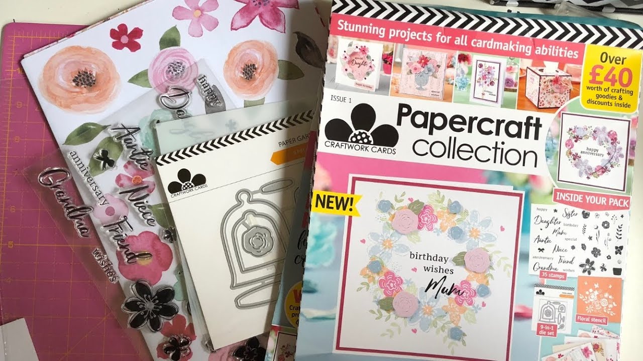 Craftwork Cards Papercraft Collection Issue 1 Flipthrough - YouTube
