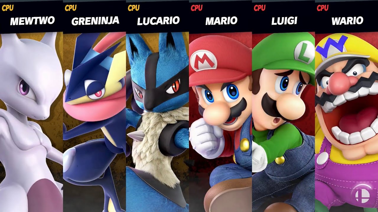 Super Smash Bros. Ultimate - Pokemon vs Mario Bros - YouTube