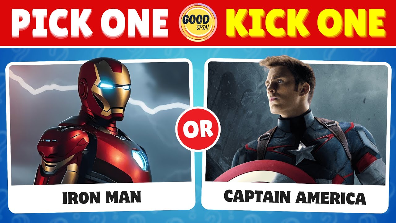 🌟 Pick One, Kick One: Hero or Villain Edition! Ultimate Celebrity ...
