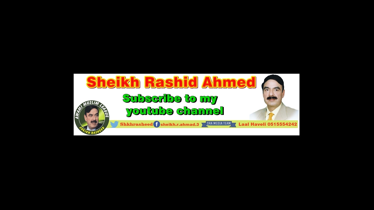 Sheikh Rasheed Ahmed live - YouTube