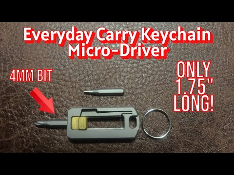 Titanium Micro-Driver from Amazon #everydaycarrytool - YouTube