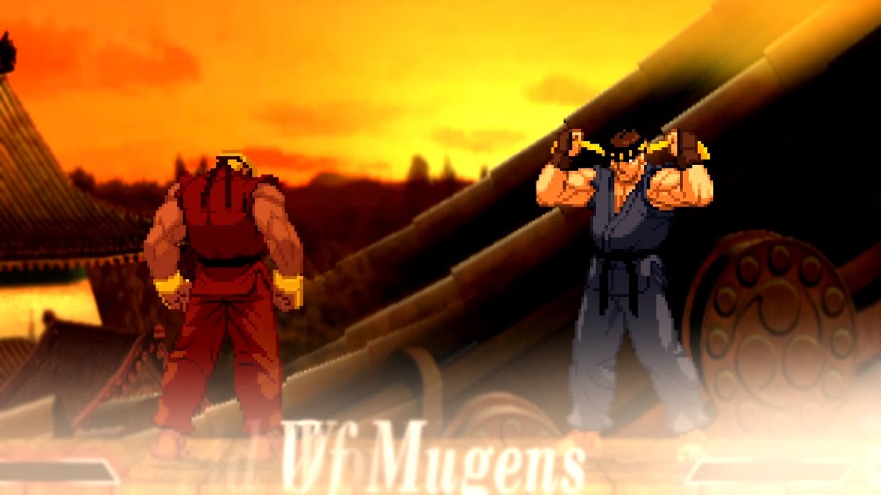 [Street Fighter Mugens] Dark Ryu VS Dark Light Ryu - YouTube
