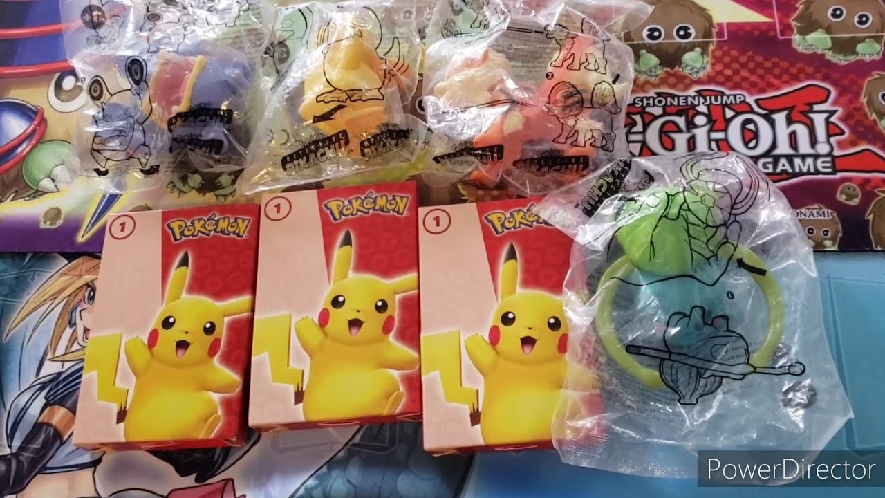 Pokemon Fast Food Toy Opening - YouTube