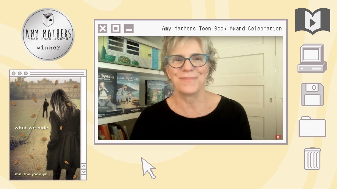 Author Marthe Jocelyn celebrates Canadian YA books and the Amy Mathers ...