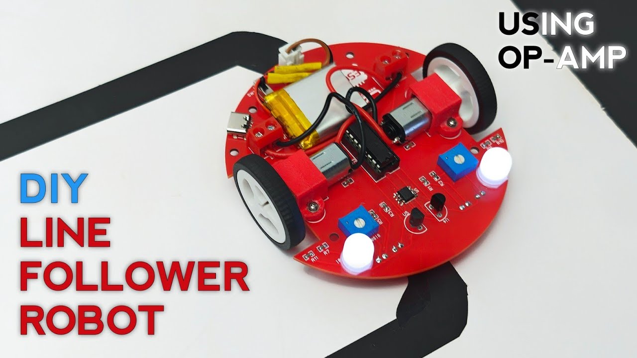 How to make LINE FOLLOWER without Arduino | JLCPCB - YouTube